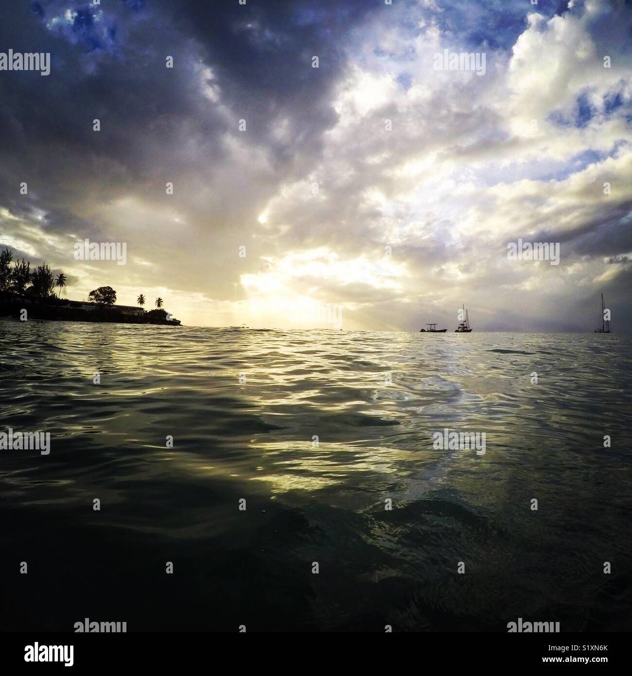 Tobago sunset beach hi-res stock photography and images - Alamy