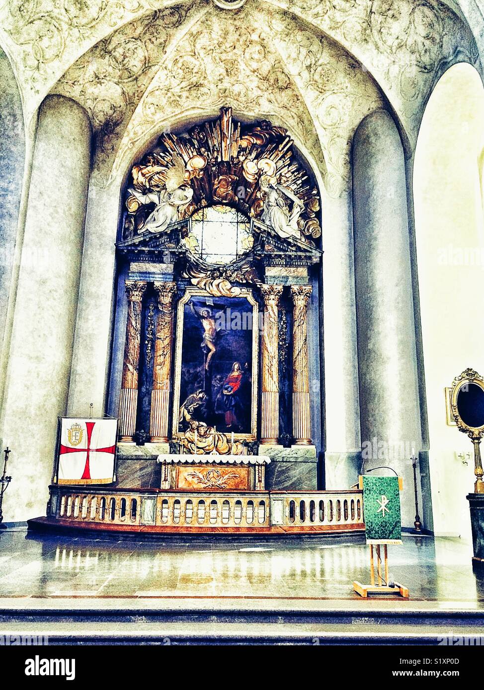 Hedwig Eleonora Church interior, Stockholm, Sweden, Scandinavia ...