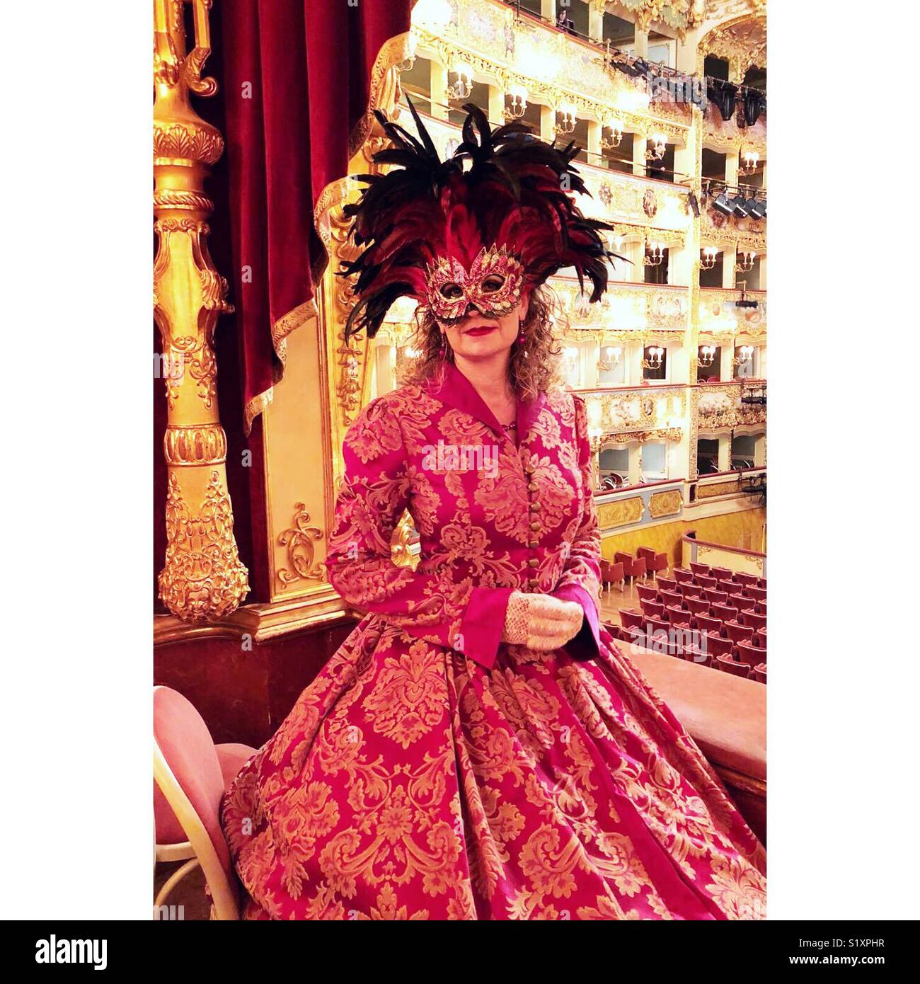 Off to the opera Stock Photo - Alamy