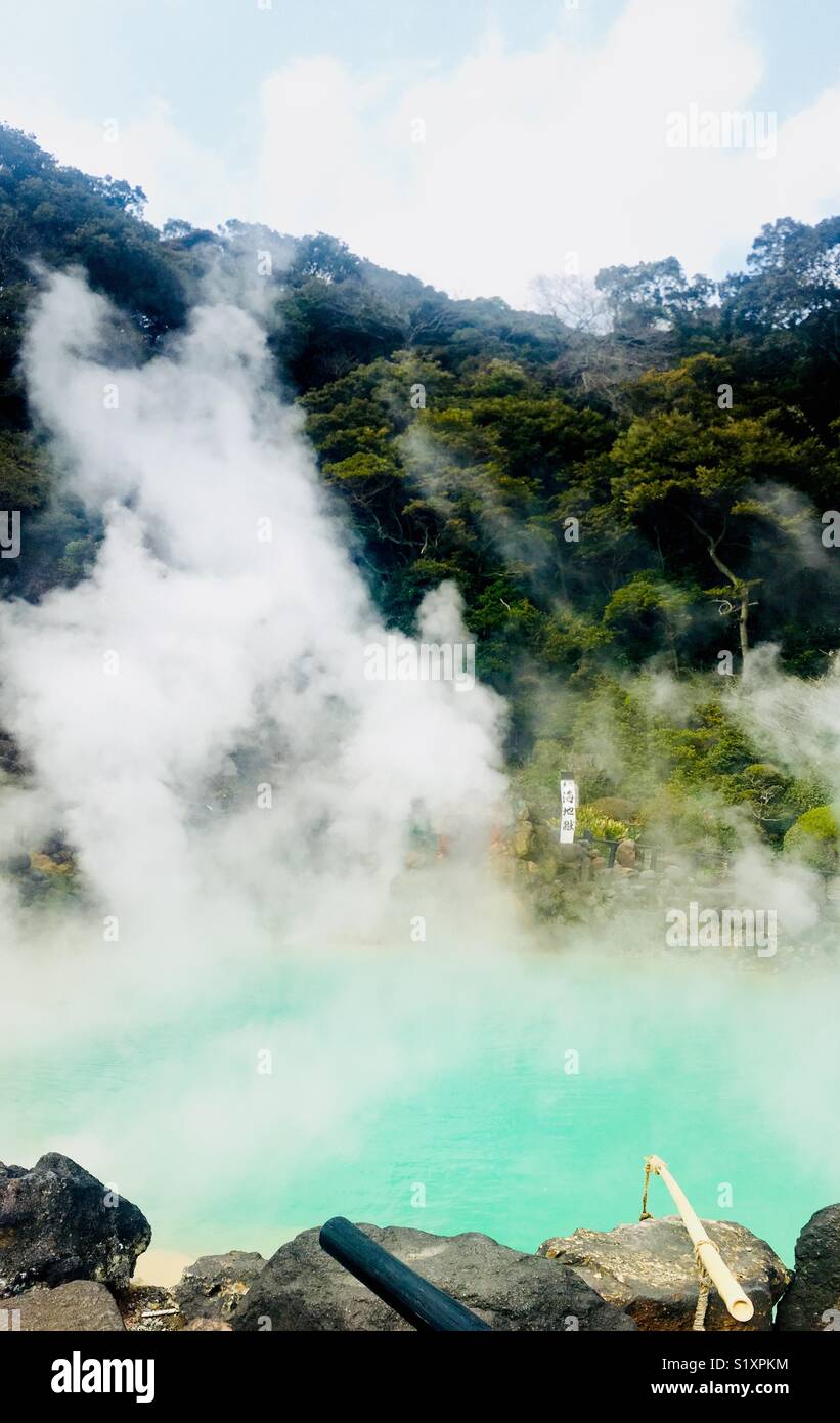Geothermal japan kyushu hi-res stock photography and images - Alamy