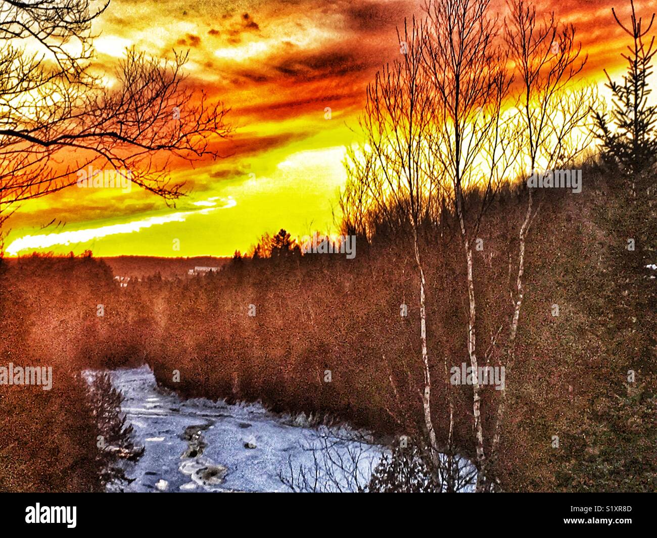 Frosty fire hi-res stock photography and images - Alamy