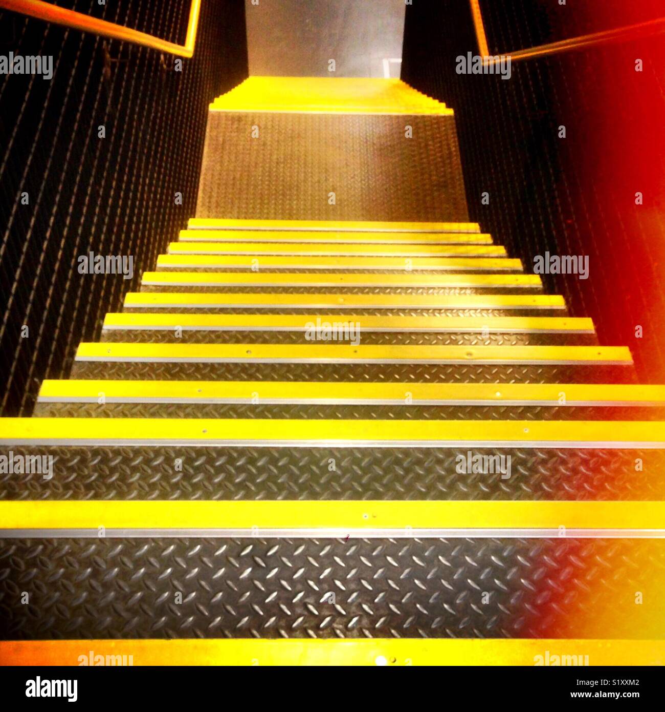 Yellow handrails hi-res stock photography and images - Alamy