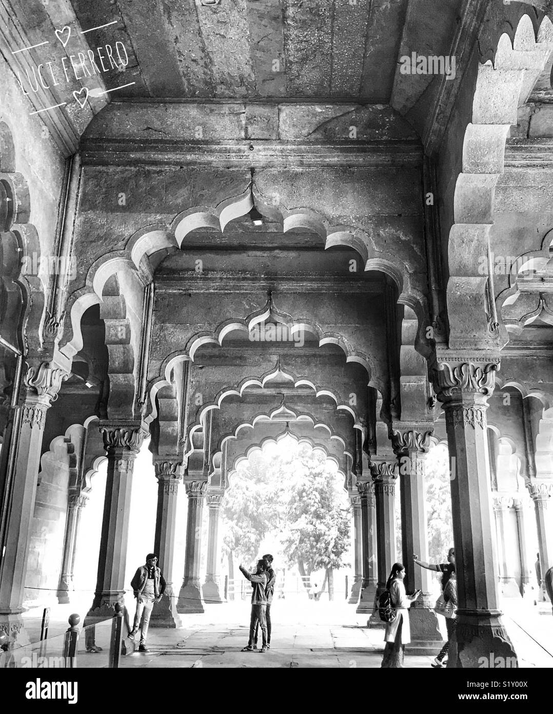 Red Fort Black and White Stock Photos & Images - Alamy