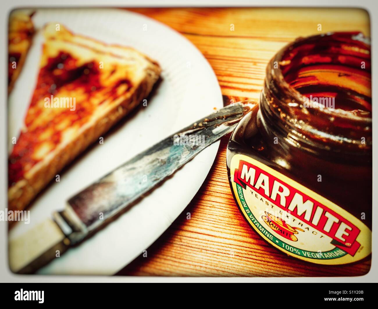 Marmite on toast Stock Photo - Alamy
