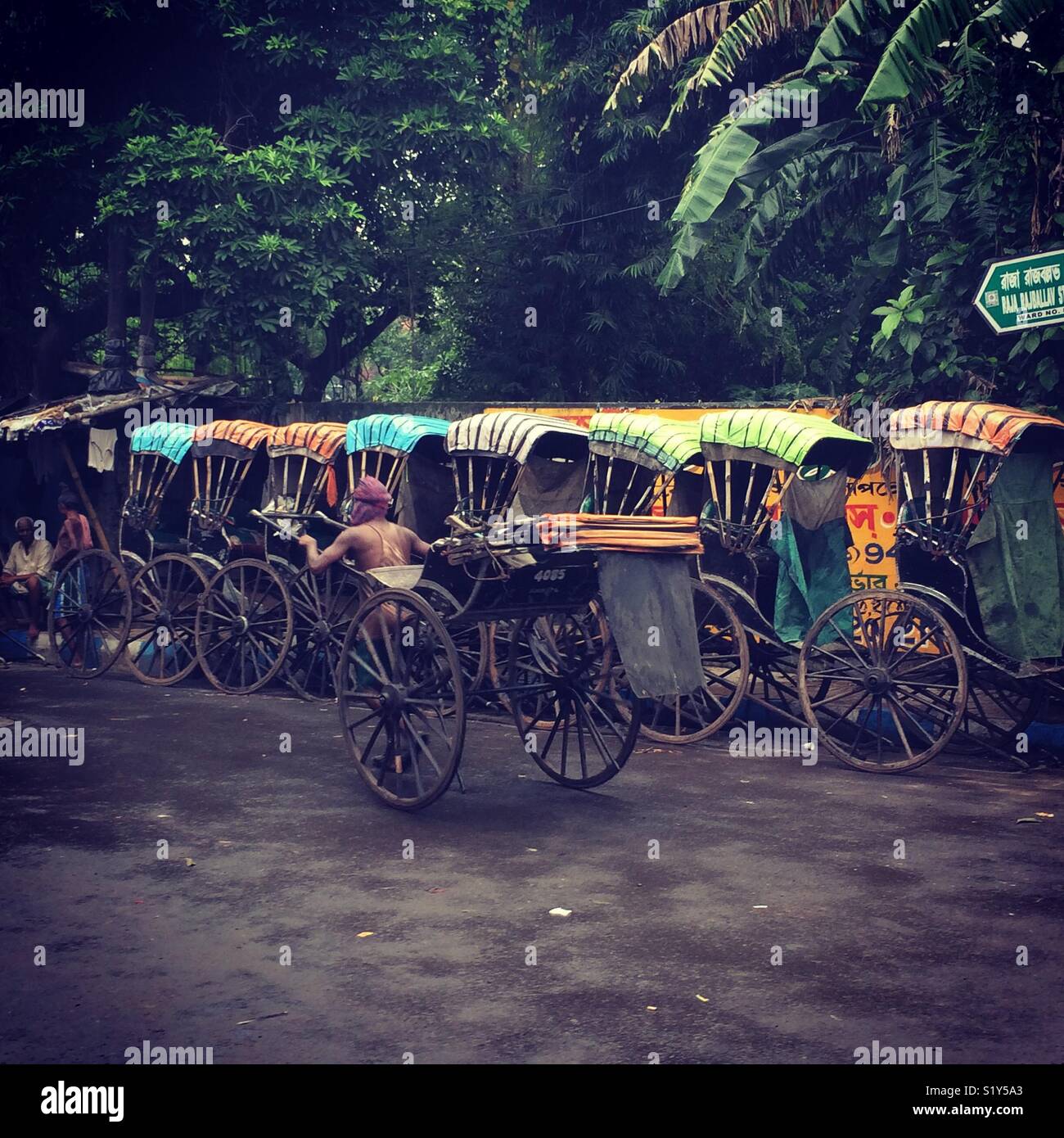 Traditional rickshaws hi-res stock photography and images - Alamy