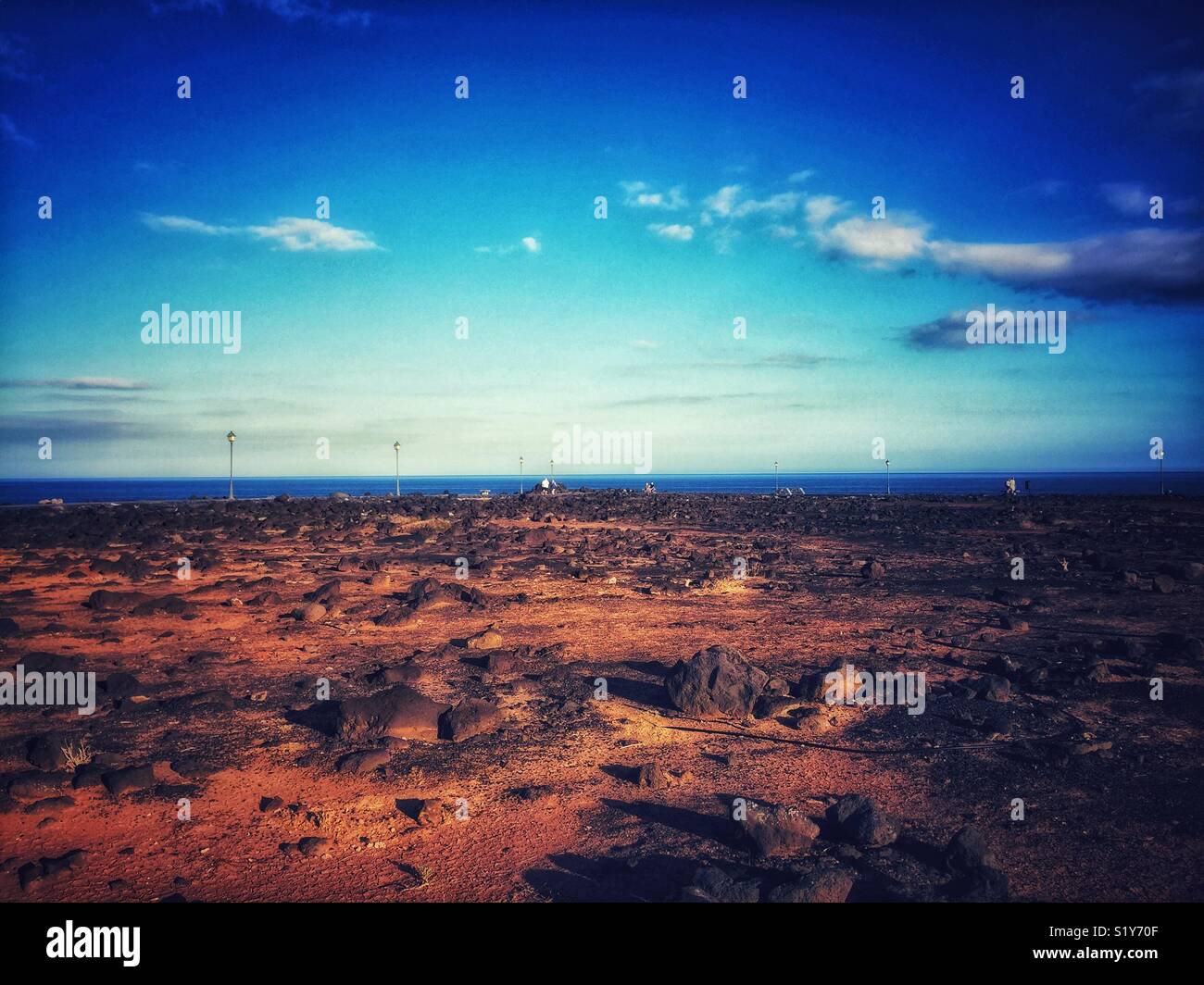 Beautiful landscape in Canaries Island Stock Photo - Alamy