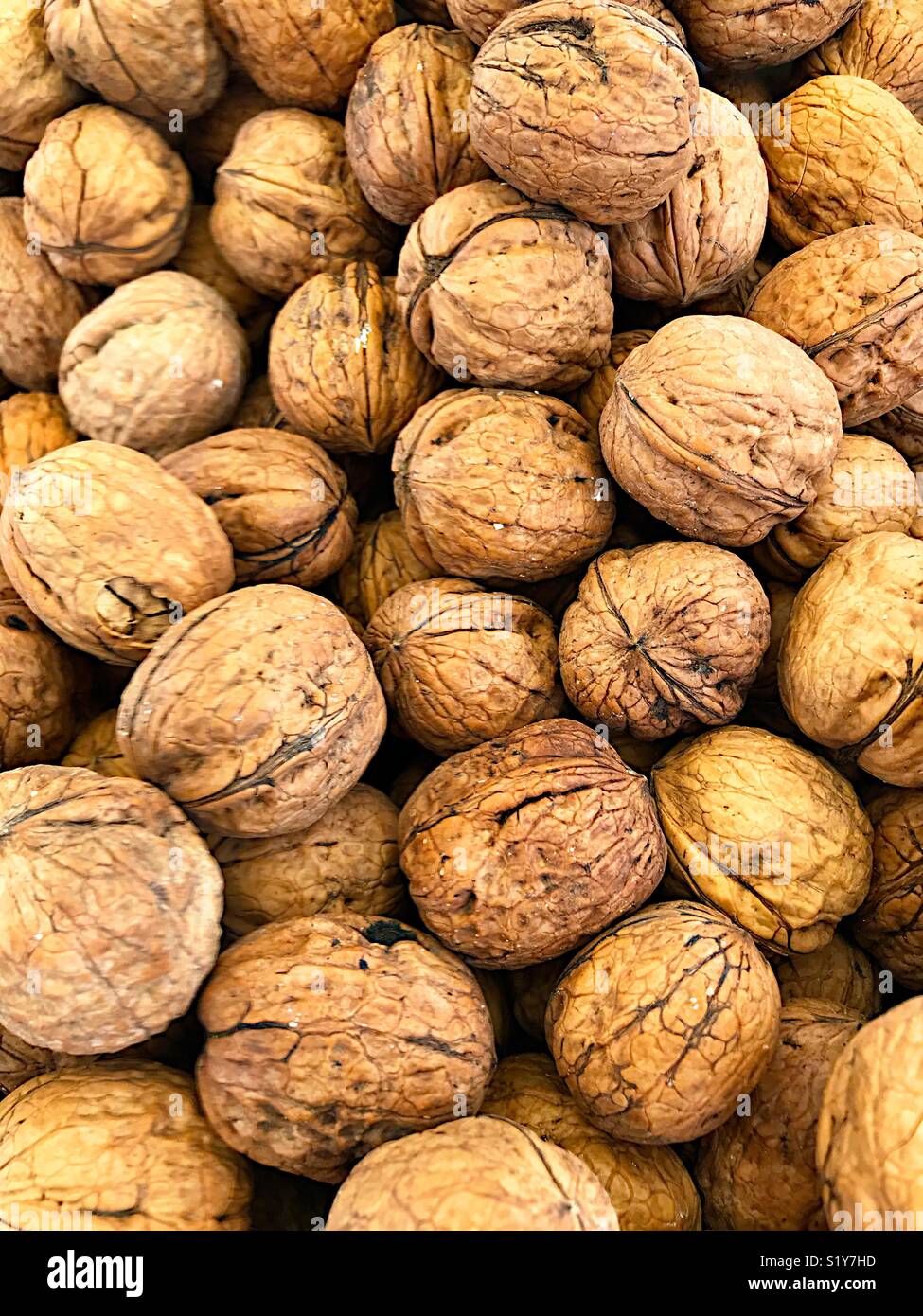 Walnuts in their shells hi-res stock photography and images - Alamy