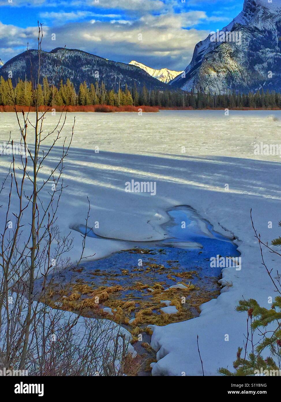 Vermillion Lakes, Banff National Park, Alberta, Canada Stock Photo - Alamy