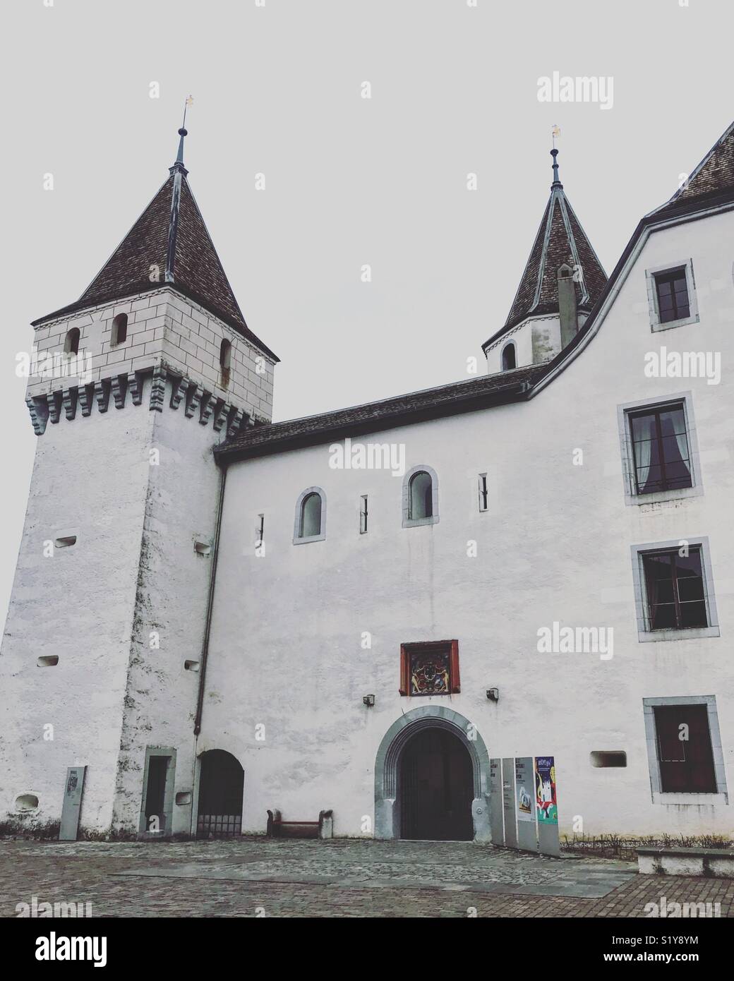 Nyon switzerland castle hi-res stock photography and images - Alamy