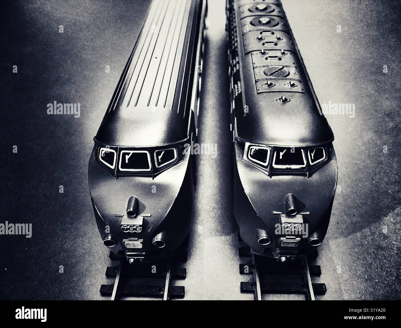 Marklin Trans Europe Express model train set Stock Photo - Alamy