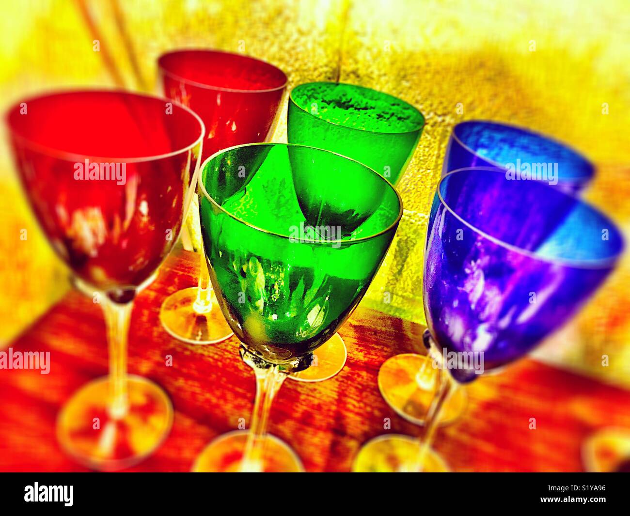 Three pairs of glasses hi-res stock photography and images - Alamy