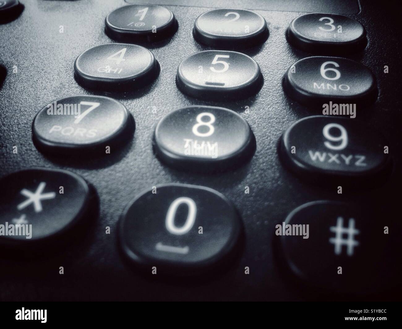 A keypad on a telephone Stock Photo - Alamy