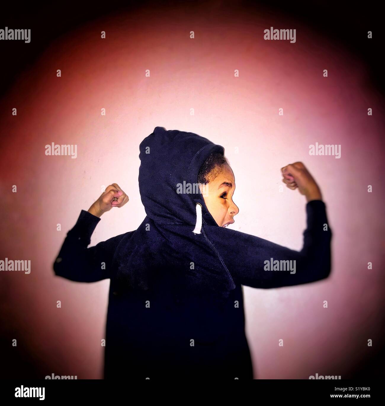 Strong kid hi-res stock photography and images - Alamy