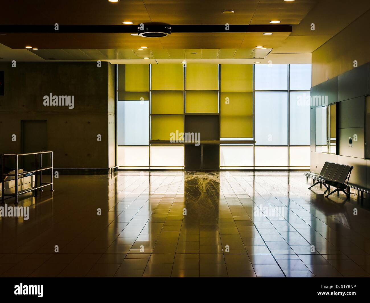 Window inside the Larnaca airport Stock Photo - Alamy