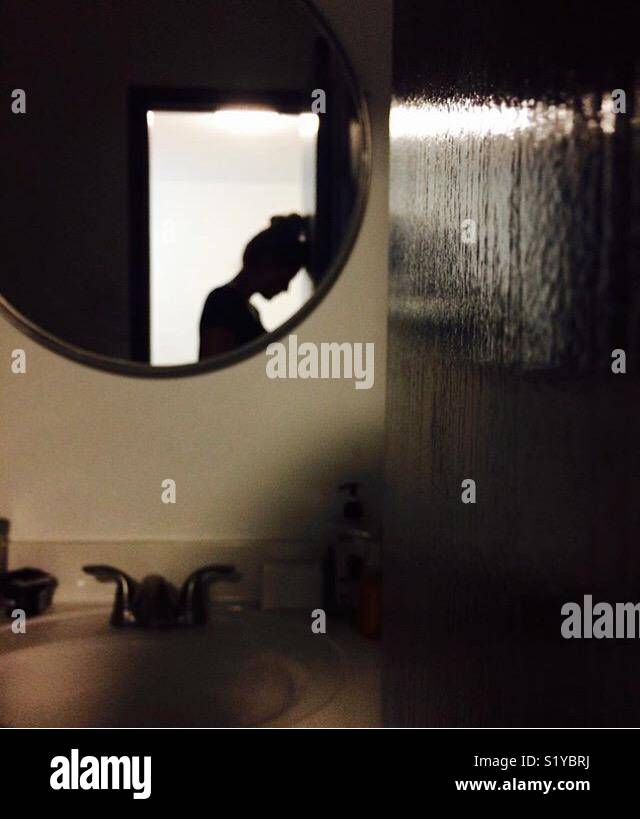 Reflecting on light and shadows Stock Photo - Alamy