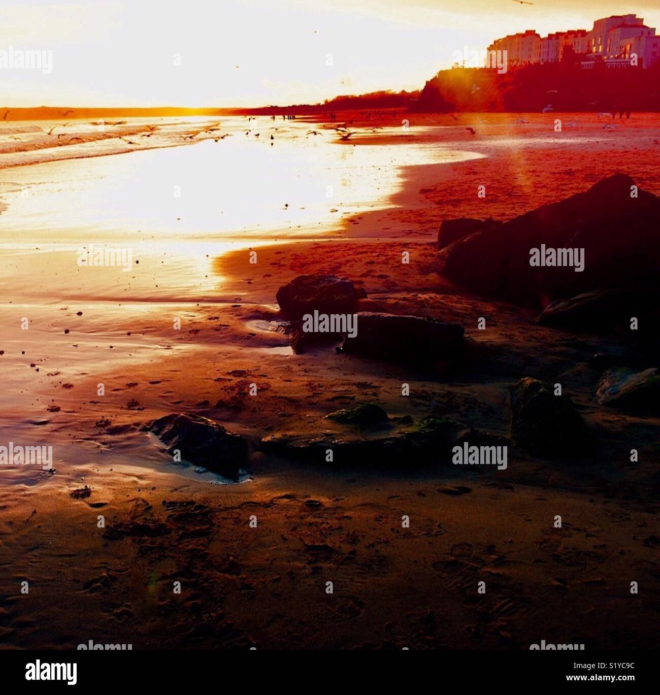 Tenby beach hi-res stock photography and images - Alamy