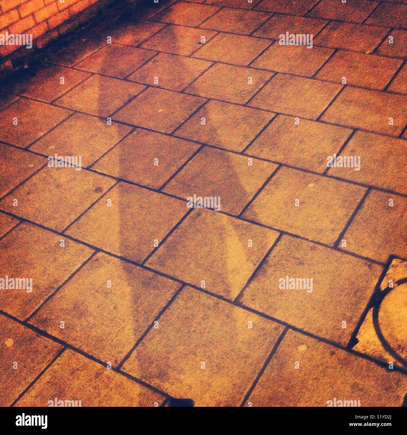 London sidewalk shadow Stock Photo - Alamy