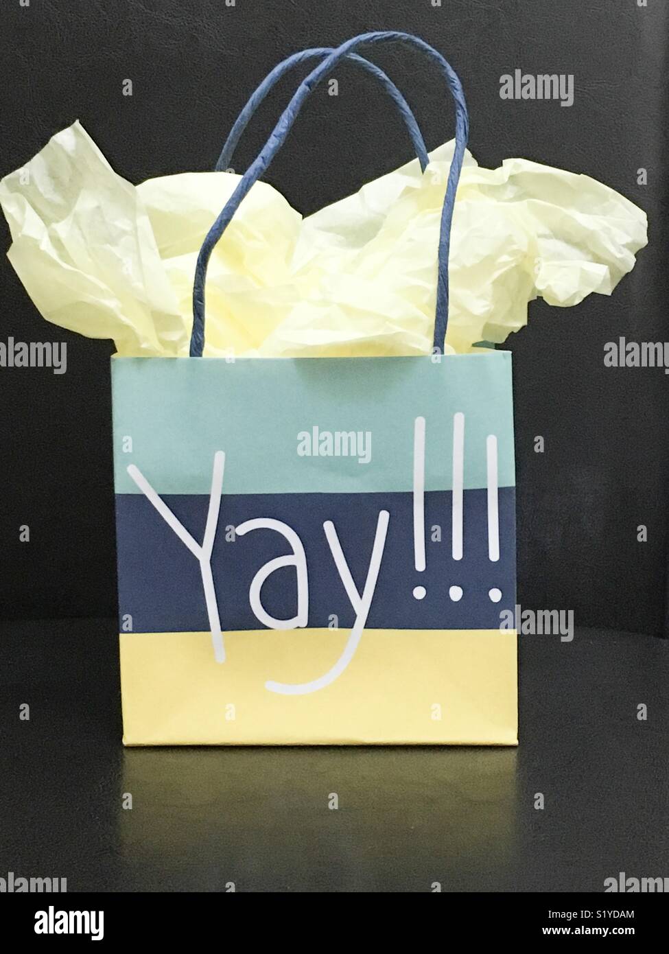 A gift bag ready for those who win the game Stock Photo - Alamy