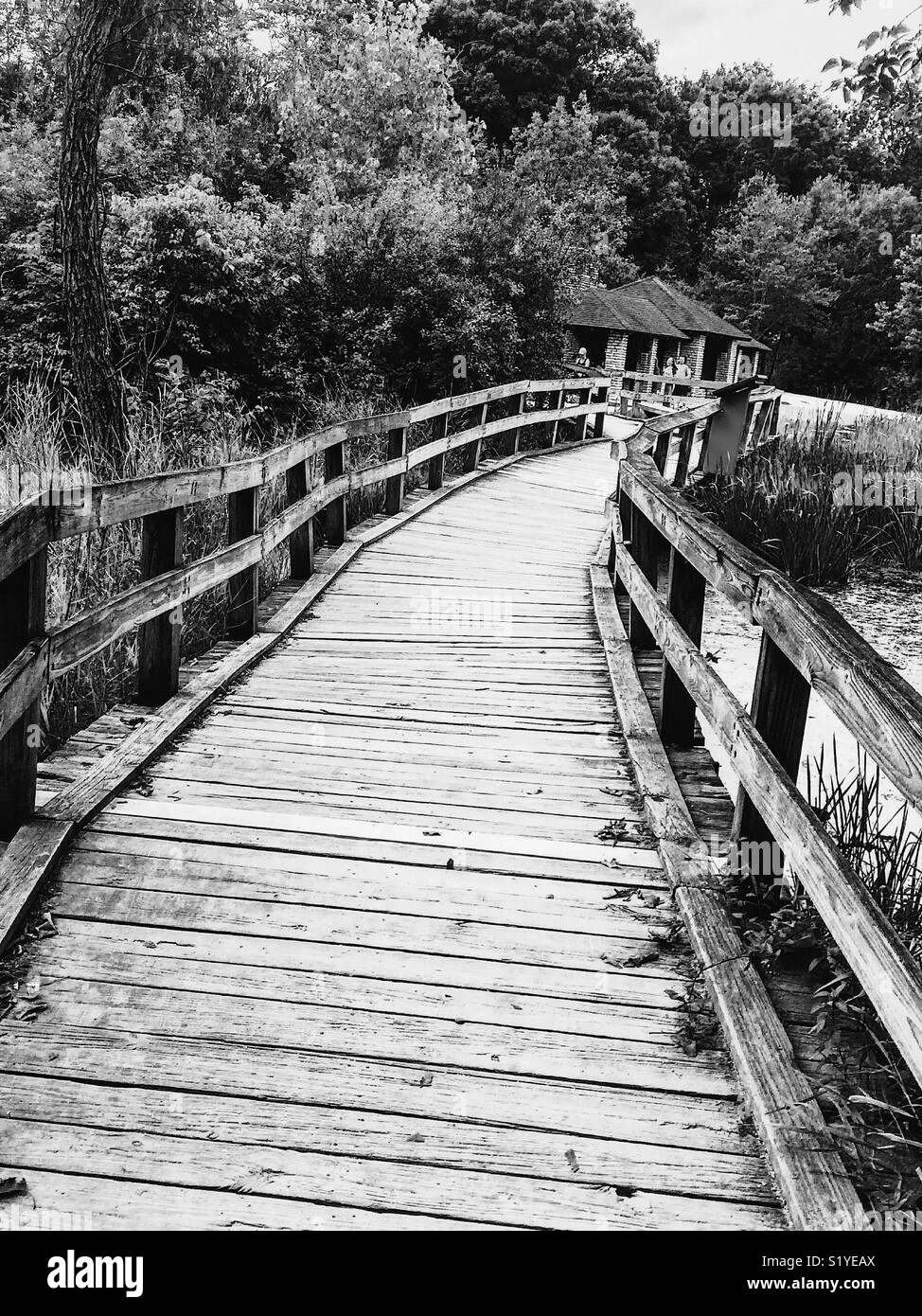 Black and white bridges hi-res stock photography and images - Alamy