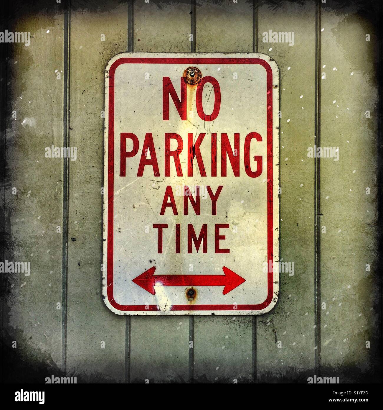 No parking any time sign Stock Photo - Alamy
