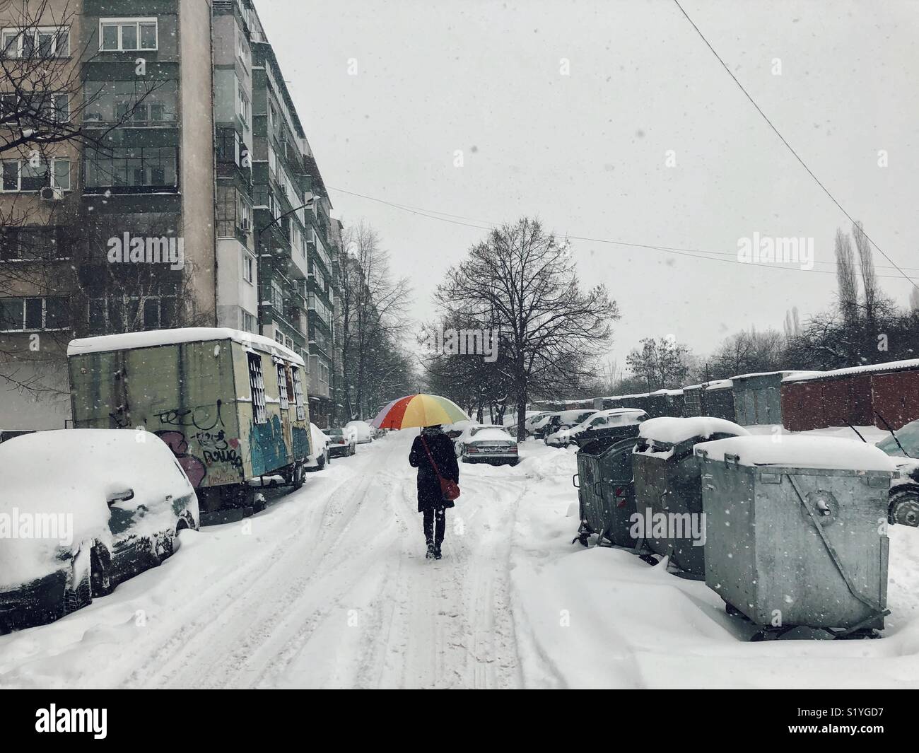 Winter in Sofia Bulgaria Stock Photo - Alamy