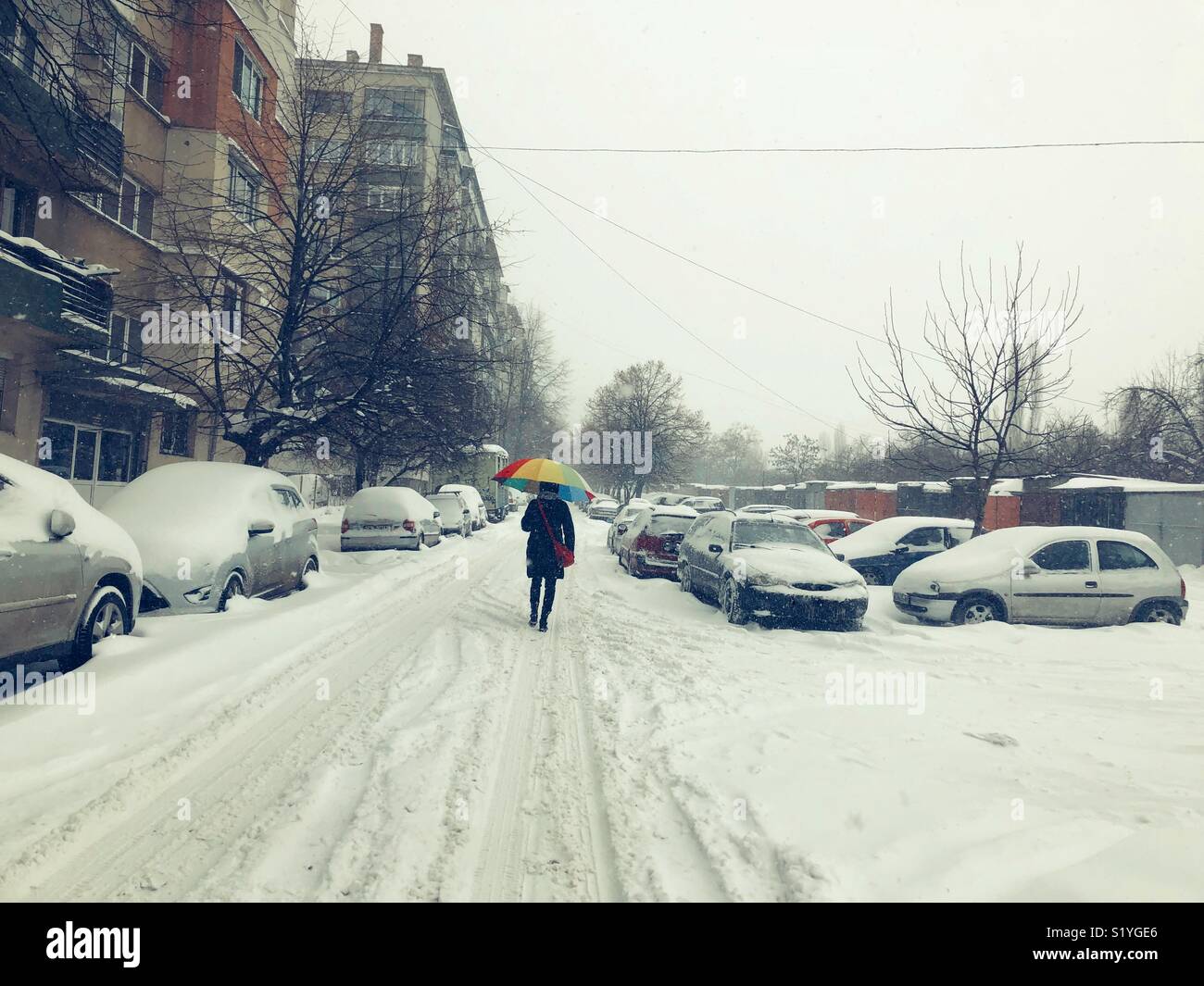 Winter in Sofia Bulgaria Stock Photo - Alamy