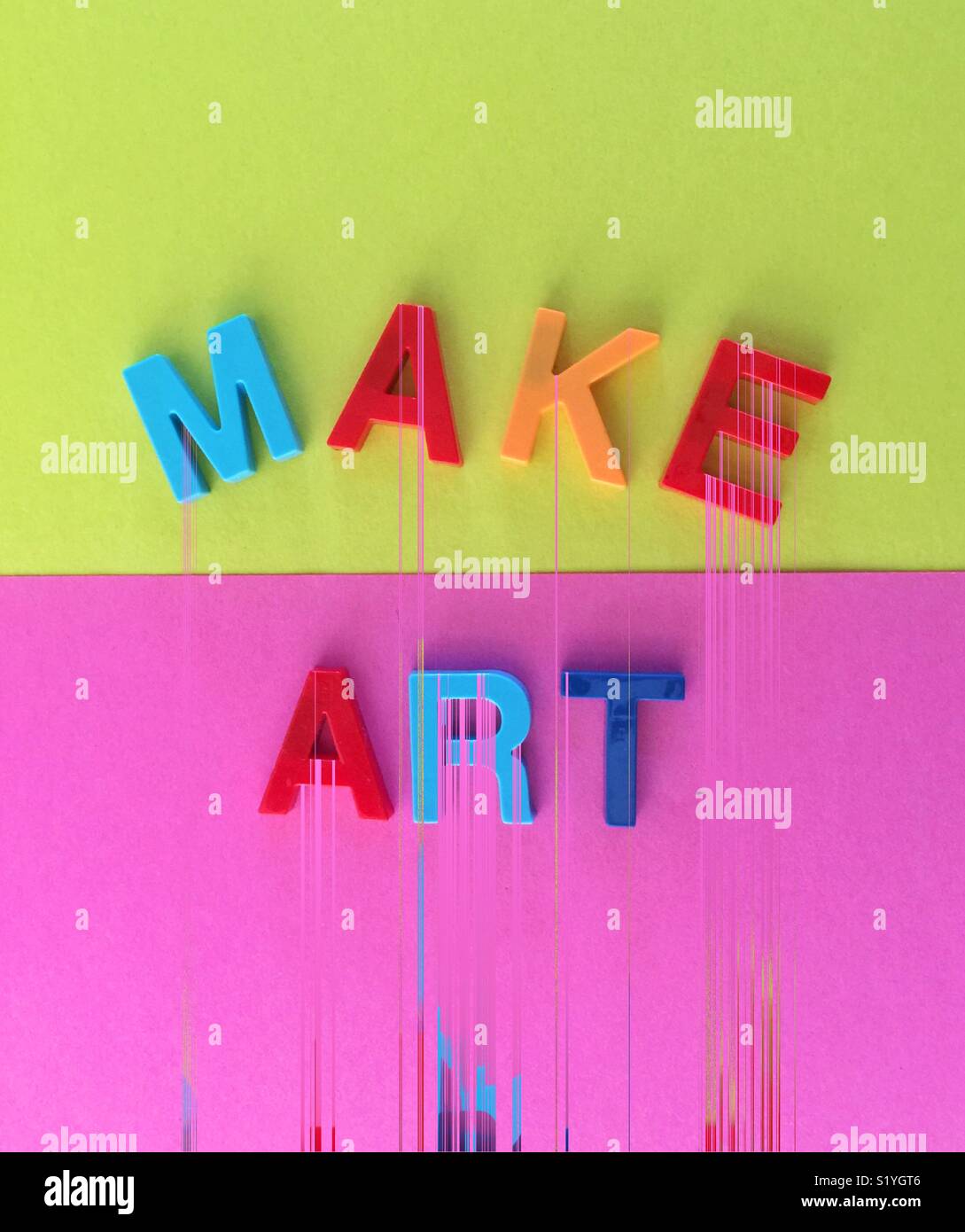 Glitch typography hi-res stock photography and images - Alamy