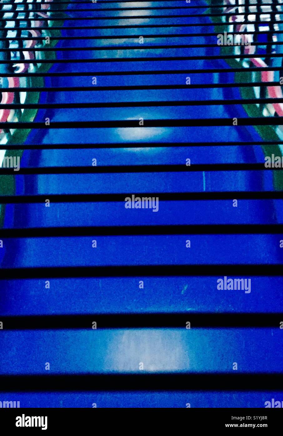 Blue walkway hi-res stock photography and images - Alamy