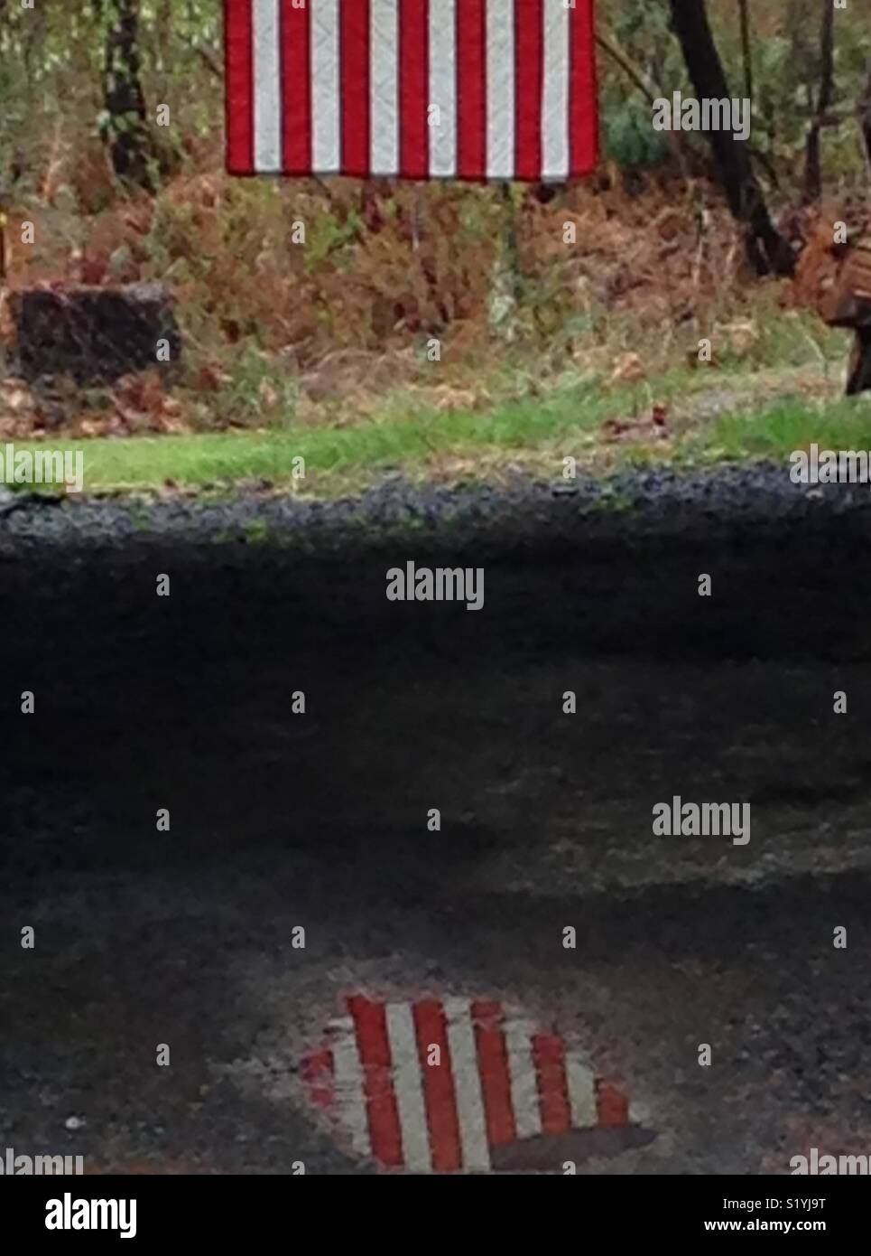 Flag reflection hi-res stock photography and images - Alamy