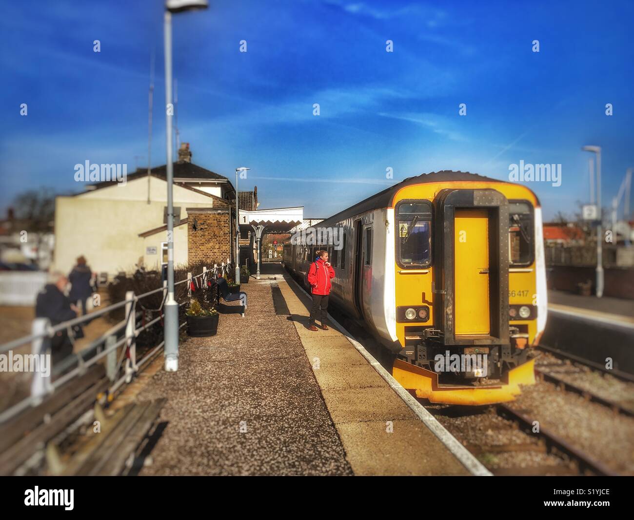 Passenger train woodbridge hi-res stock photography and images - Alamy