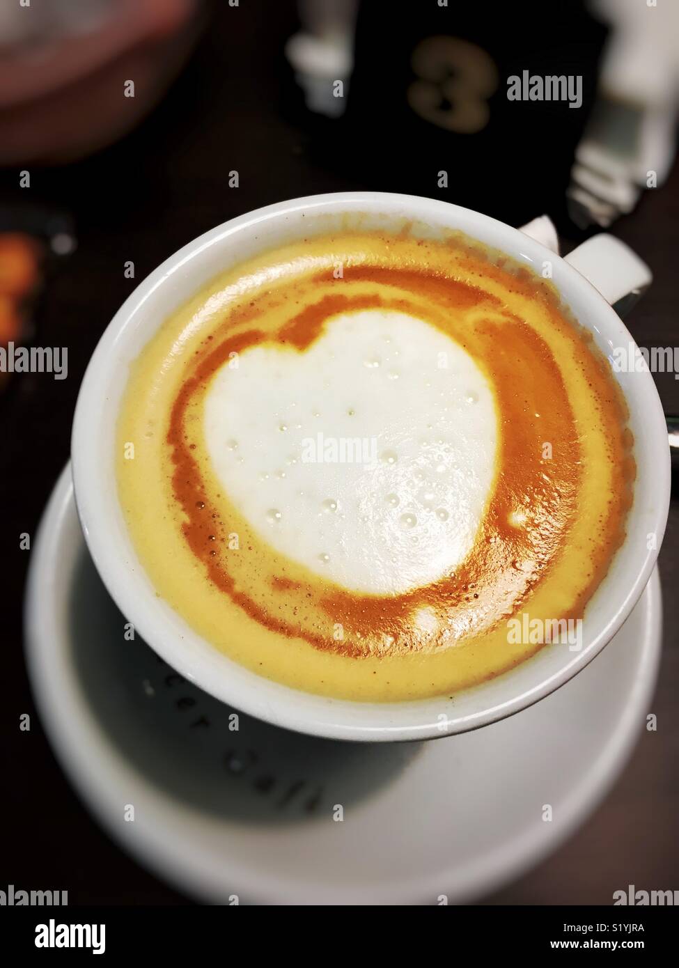 Caffeine heart hi-res stock photography and images - Alamy