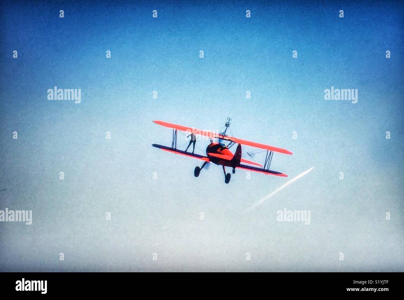 Wing walker Stock Photo - Alamy