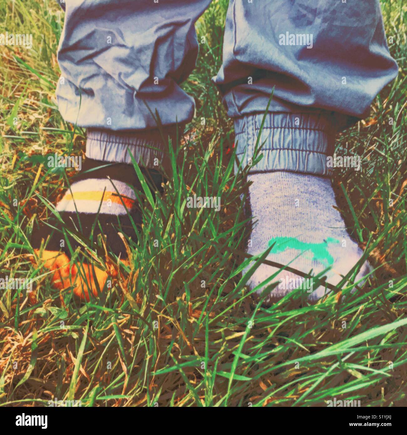 Mismatched socks hi-res stock photography and images - Alamy