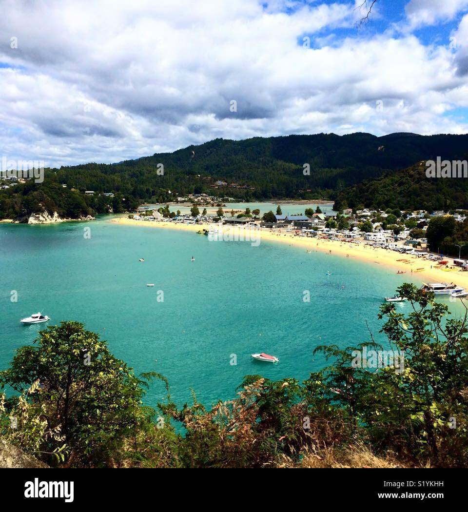 Kaiteri New Zealand View Point Stock Photo - Alamy