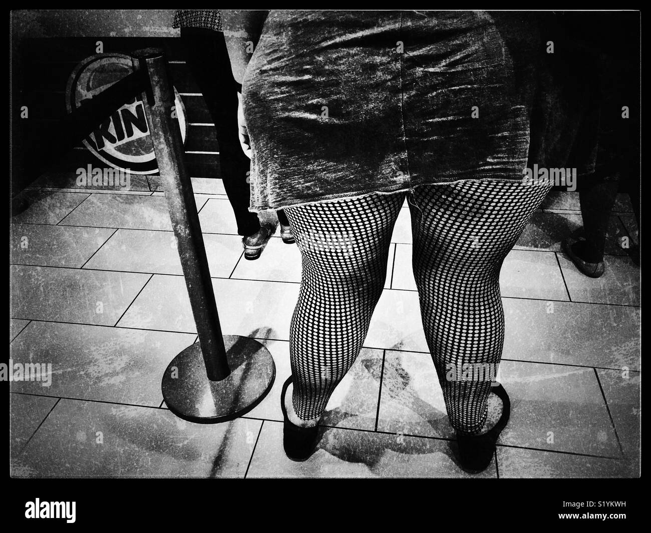 Fast food counter Black and White Stock Photos & Images - Alamy