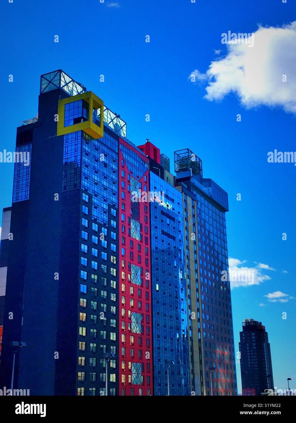 New york city skyscrapers facades hi-res stock photography and images ...