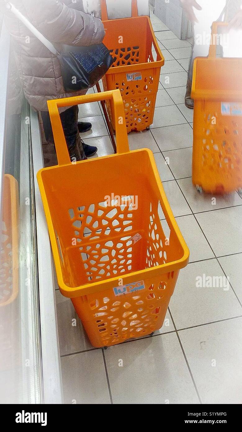 Empty trolley hi-res stock photography and images - Alamy