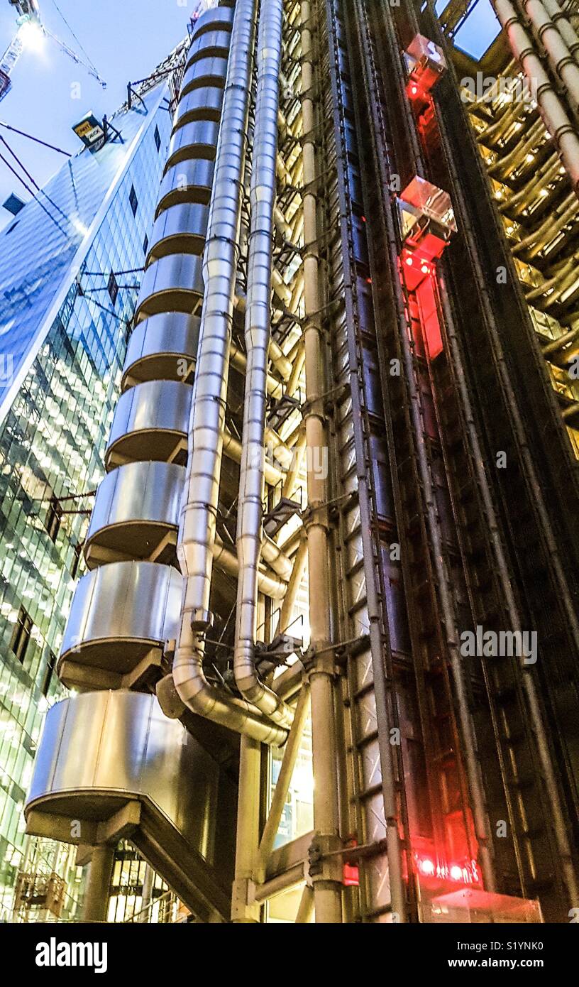 Lloyds building london lifts hi-res stock photography and images - Alamy