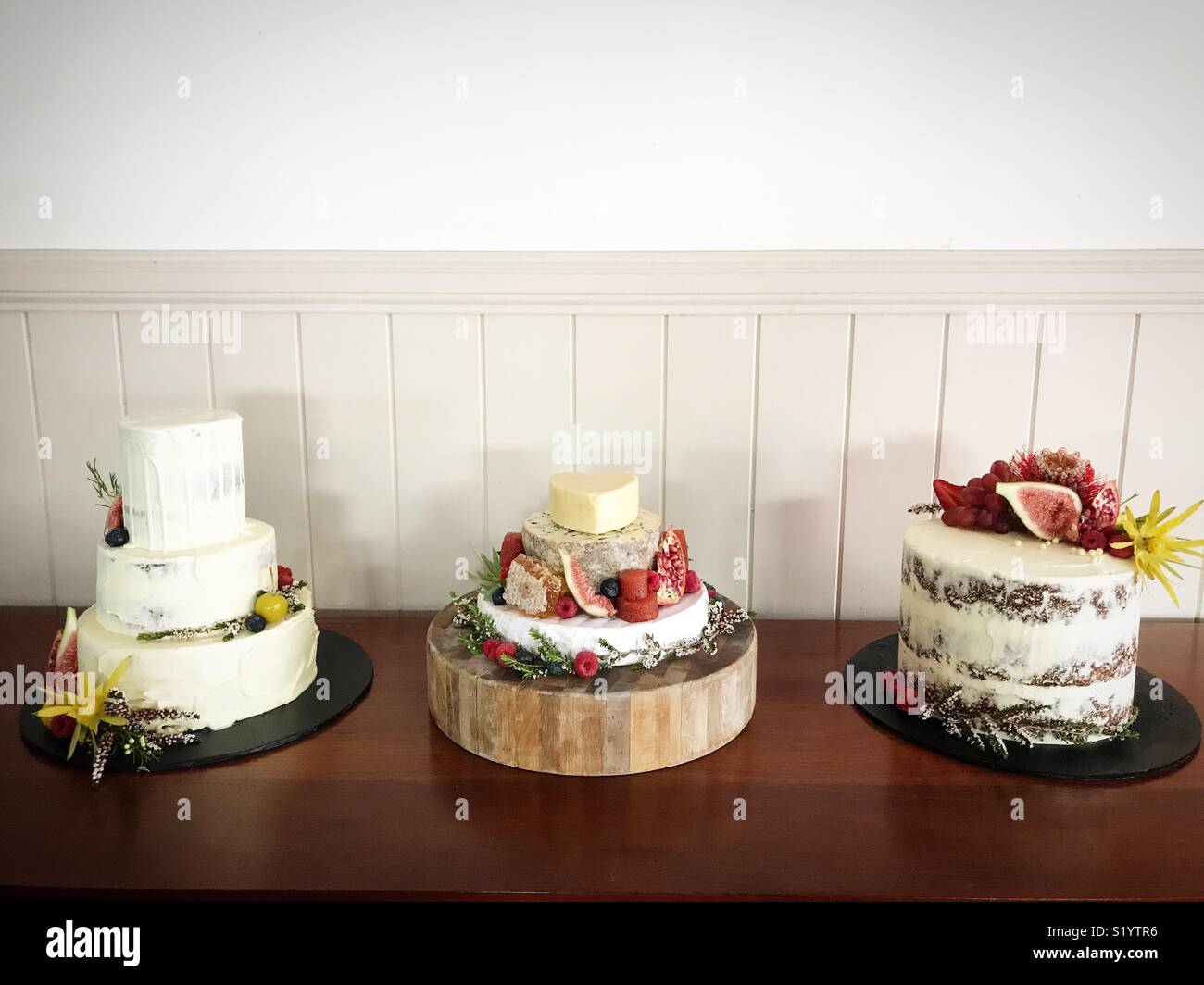 Cake trio hi-res stock photography and images - Alamy