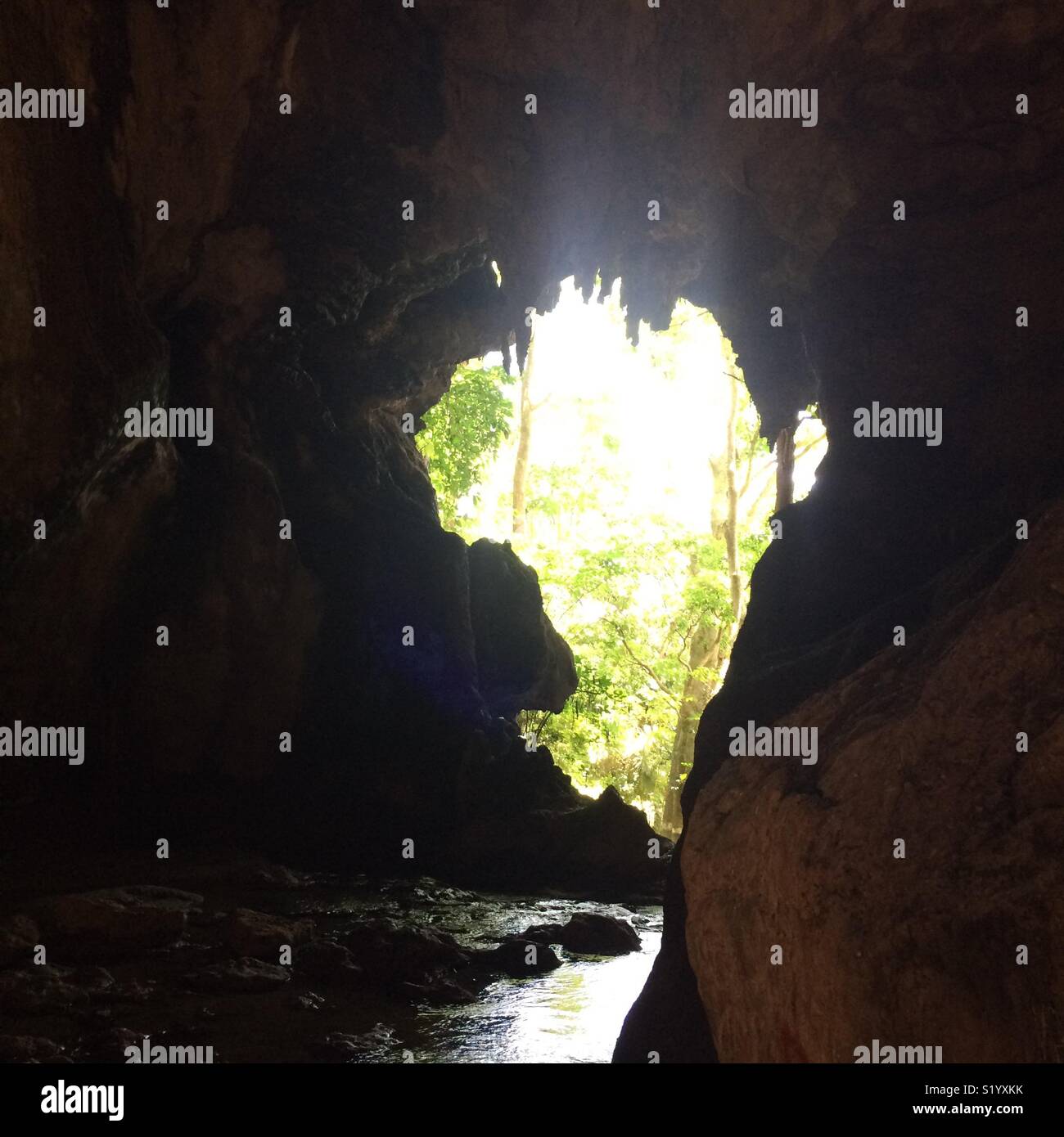 Cave in Haiti Stock Photo - Alamy