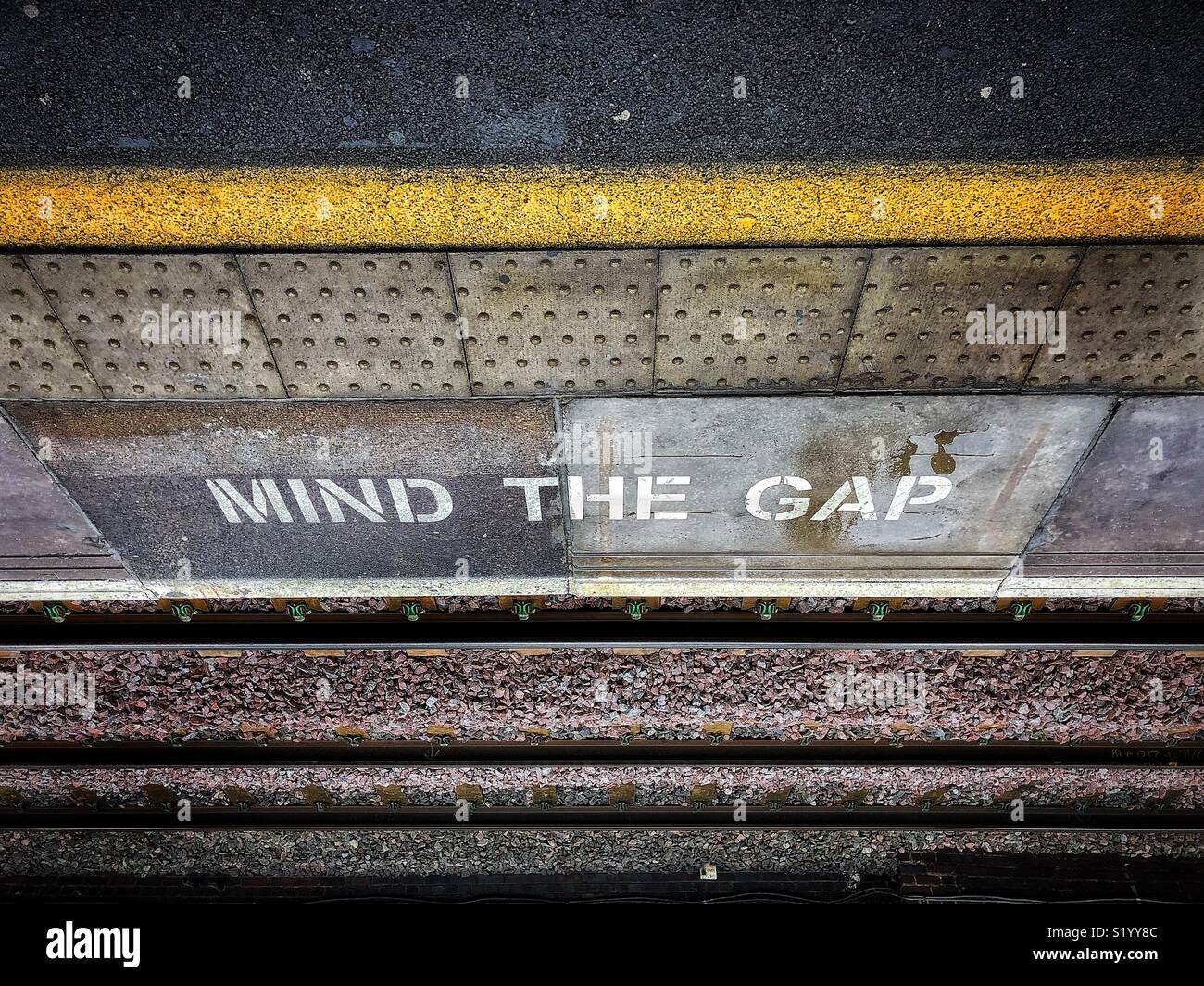 Trains railway safety signage hi-res stock photography and images - Alamy