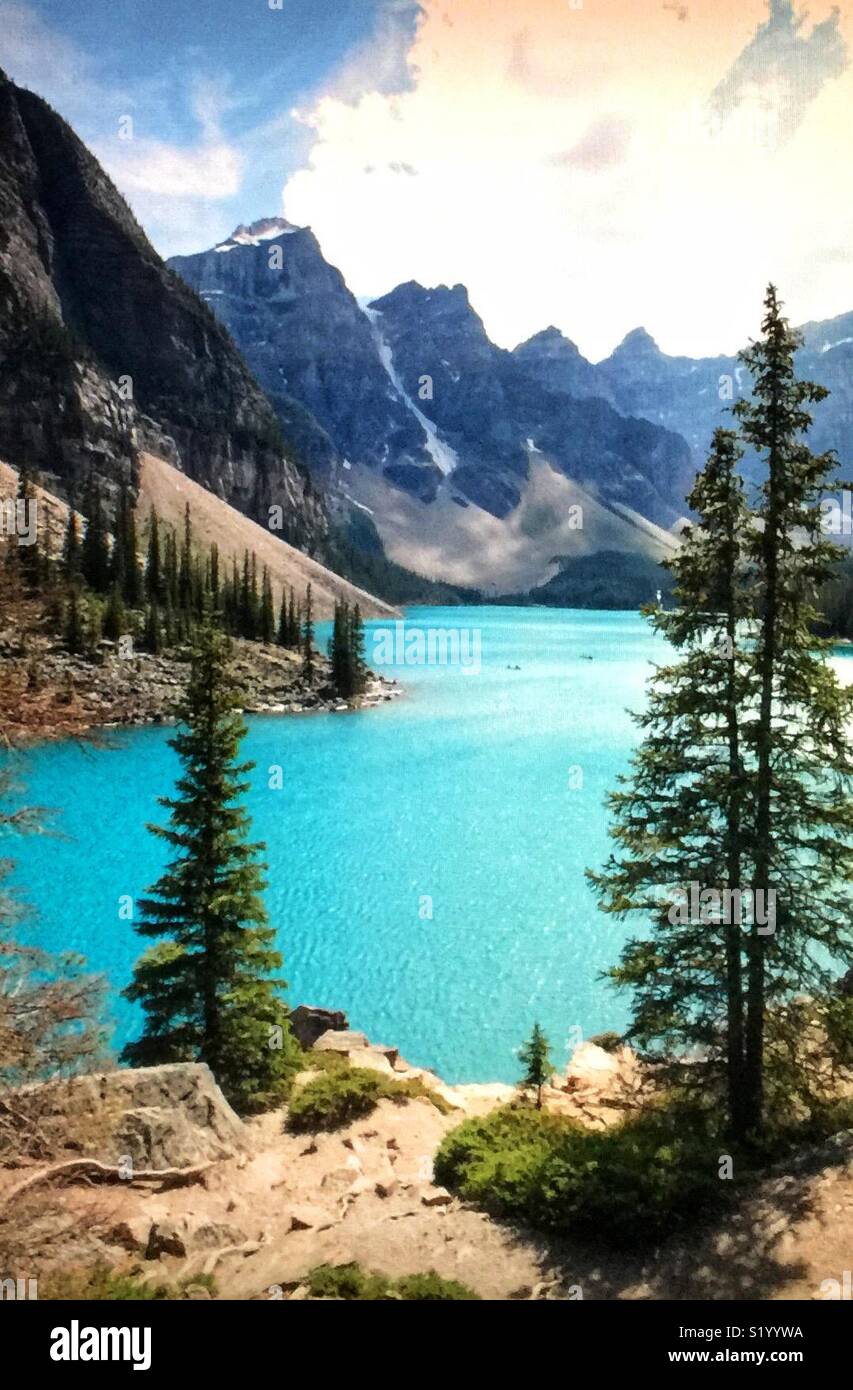 Morraine Lake, Banff National Park,Alberta,Canada Stock Photo - Alamy