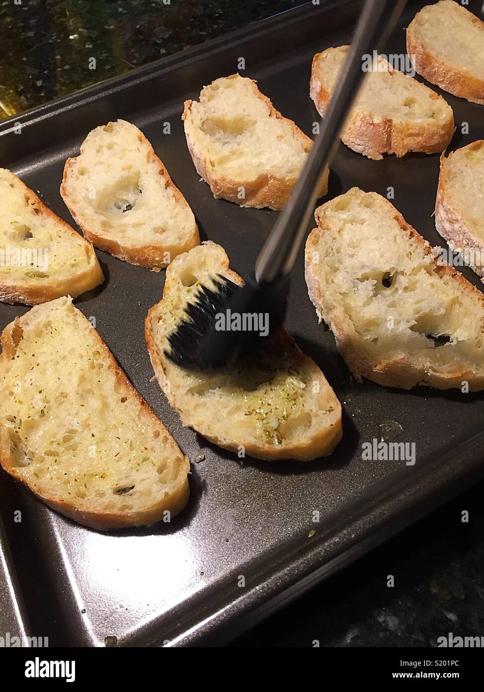 Bread slices and butter hi-res stock photography and images - Alamy