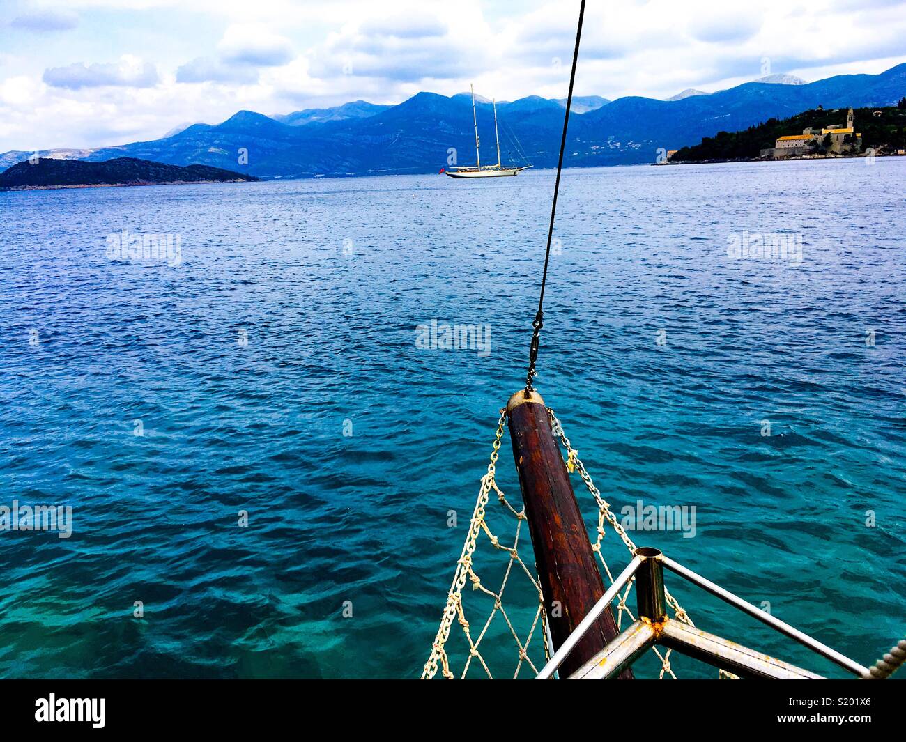 Perspective of a Boat Stock Photo - Alamy