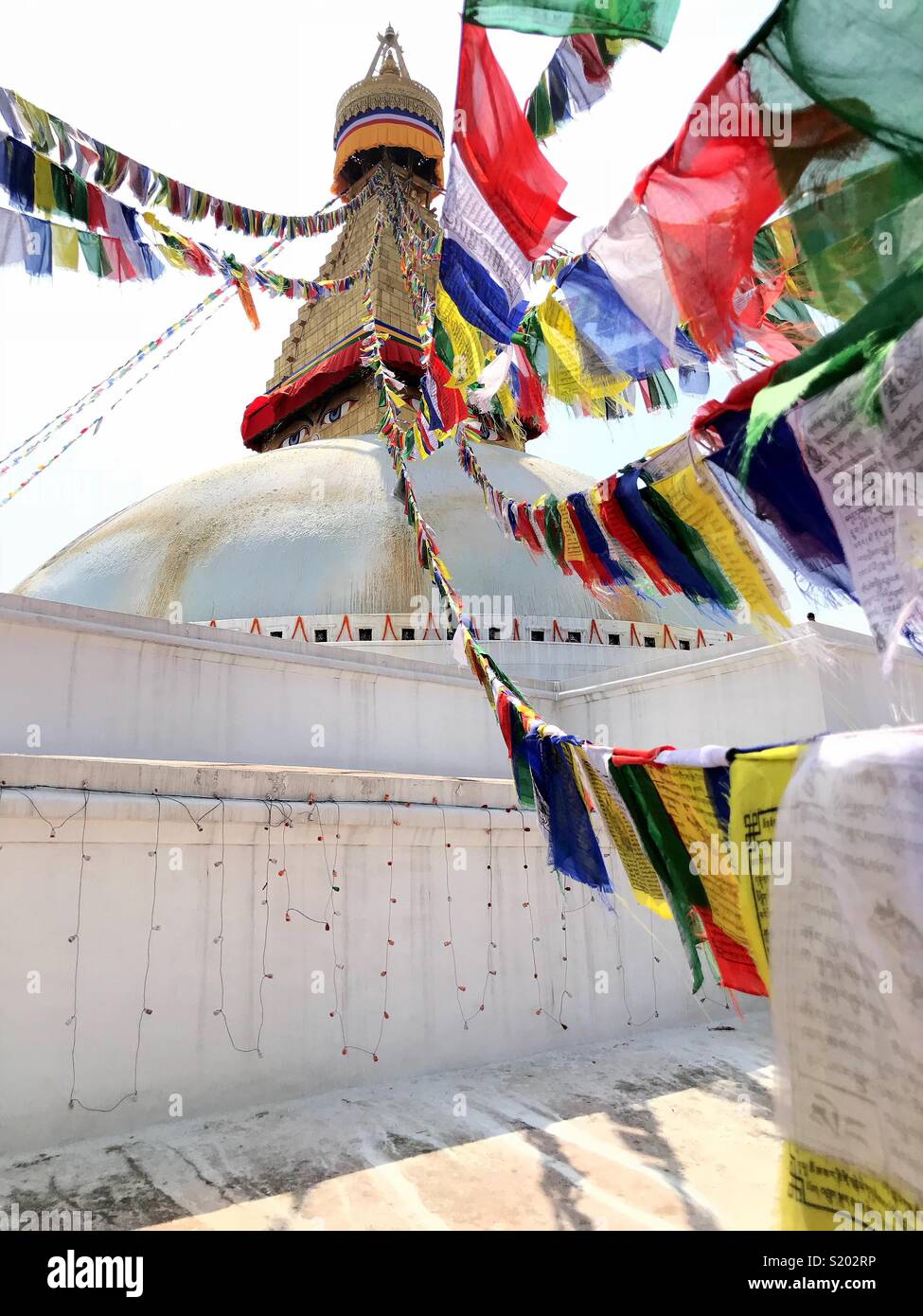 Boudhanath Stupa, a buddhist temple in Nepal Stock Photo - Alamy