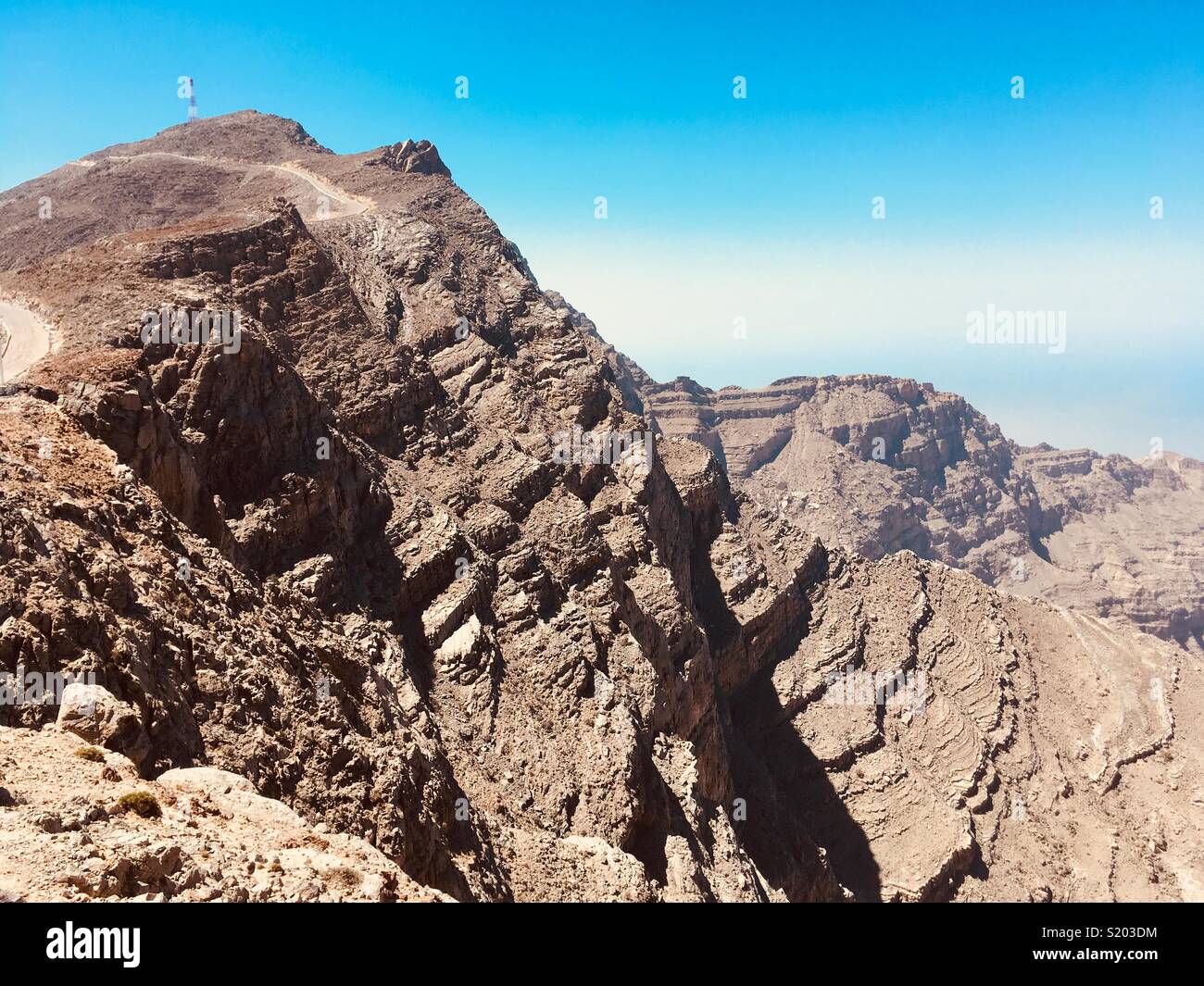 Jebel Jais Mountains. U.A.E Stock Photo - Alamy