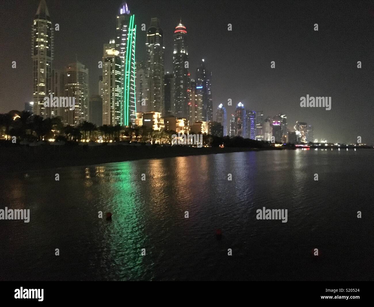 Dubai night time hi-res stock photography and images - Alamy