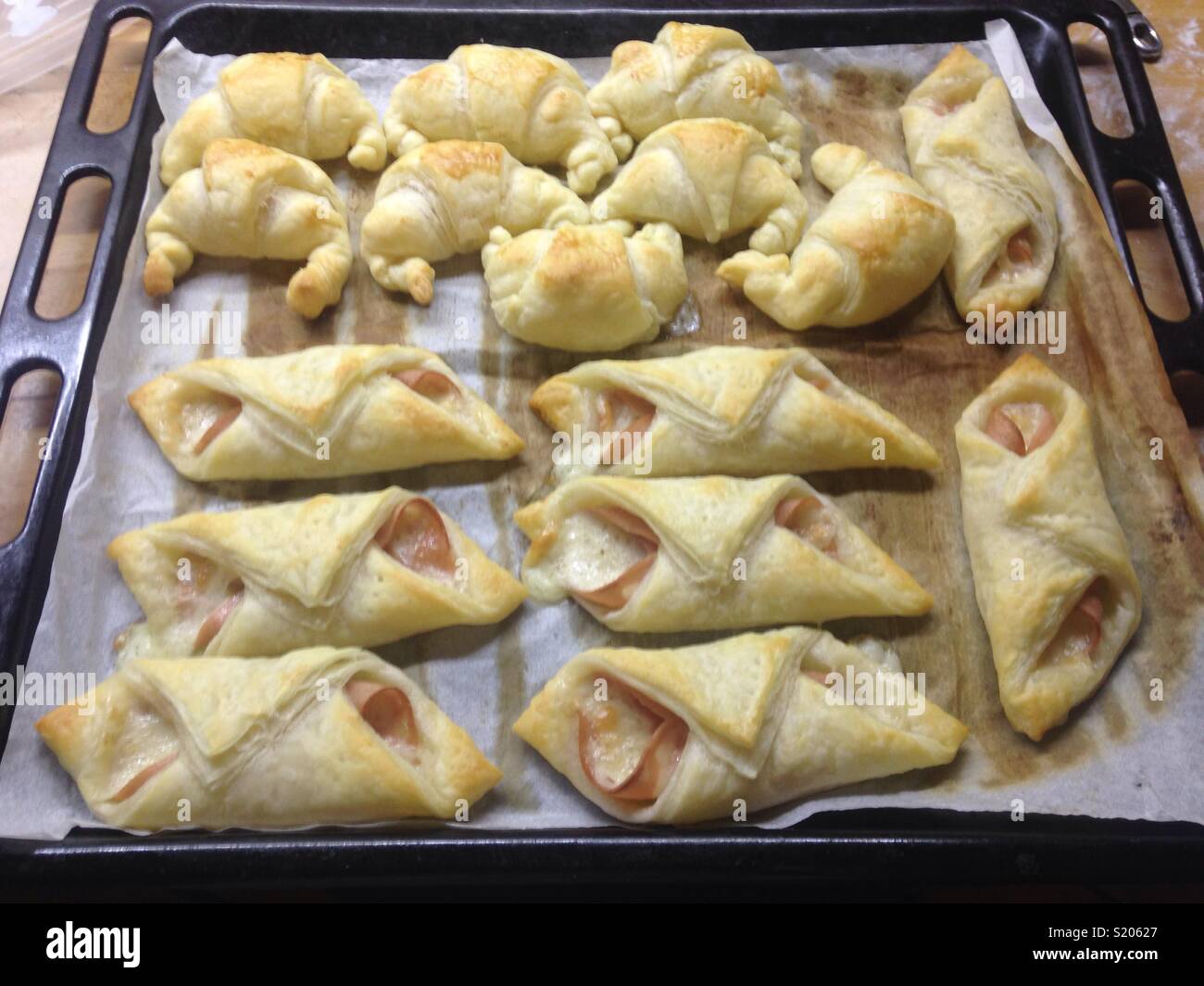Homemade salty pastry Stock Photo - Alamy