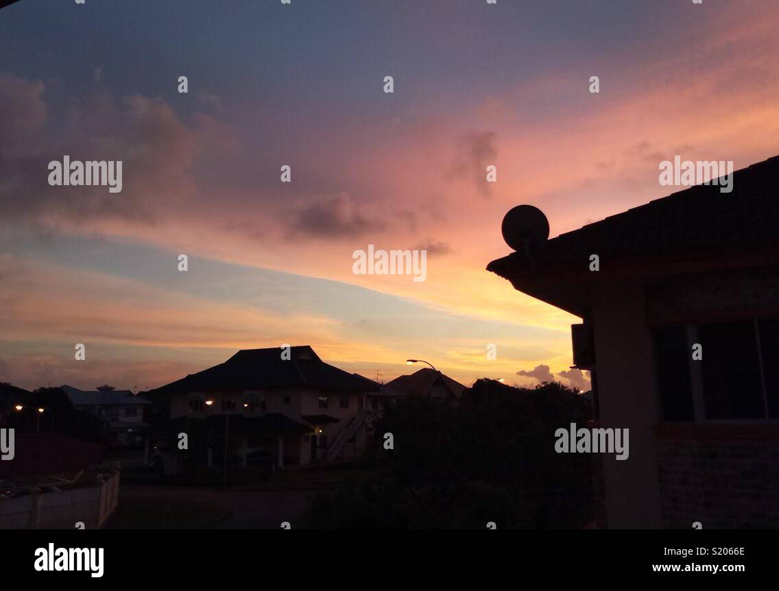 View in Brunei, Kuala Belait Stock Photo - Alamy