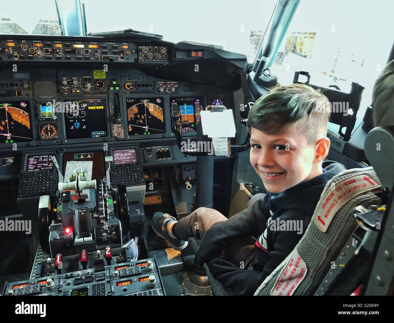 Sitting In Cockpit High Resolution Stock Photography and Images - Alamy